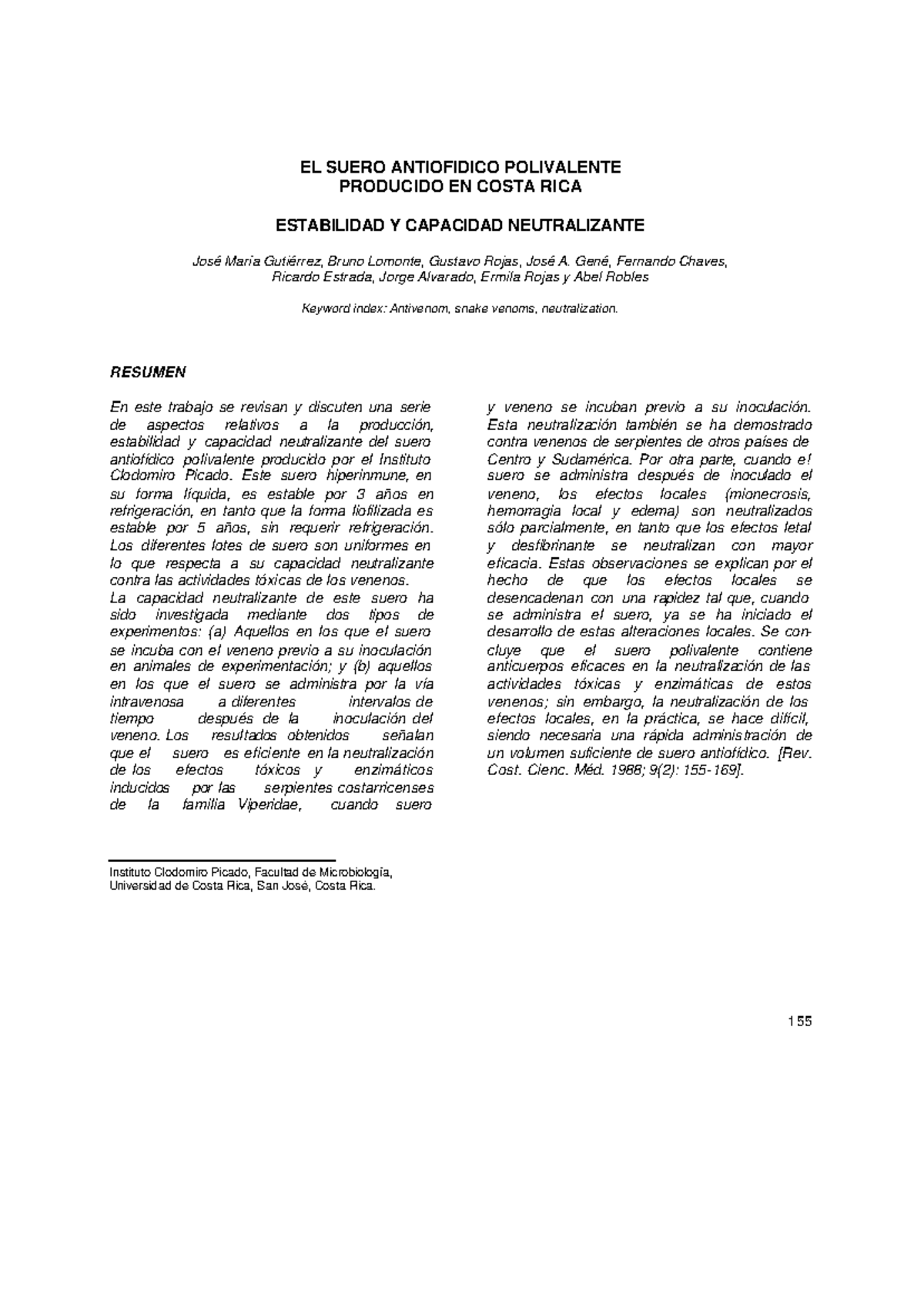 Art7 - EL SUERO ANTIOFIDICO POLIVALENTE PRODUCIDO EN COSTA RICA ...