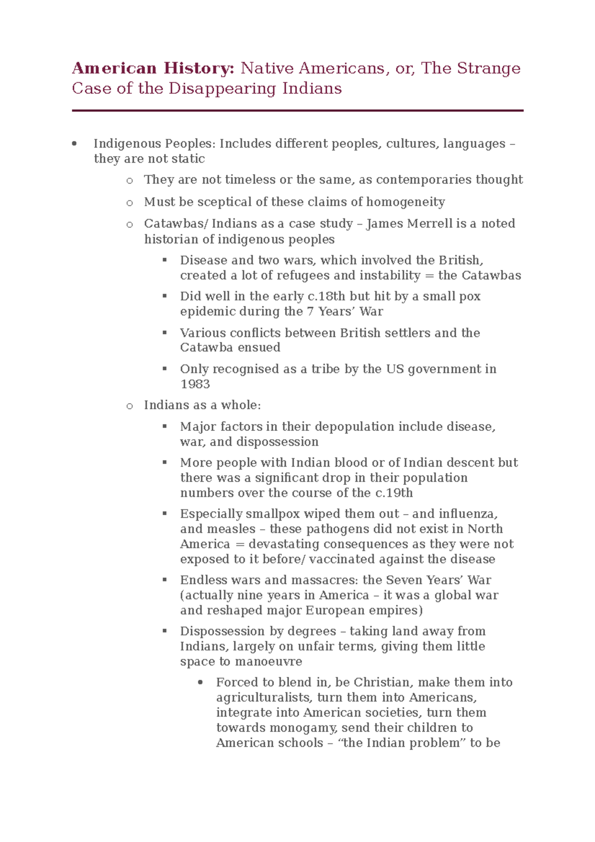 Native Americans - Uncivilised Indians in the West Turner thought that ...