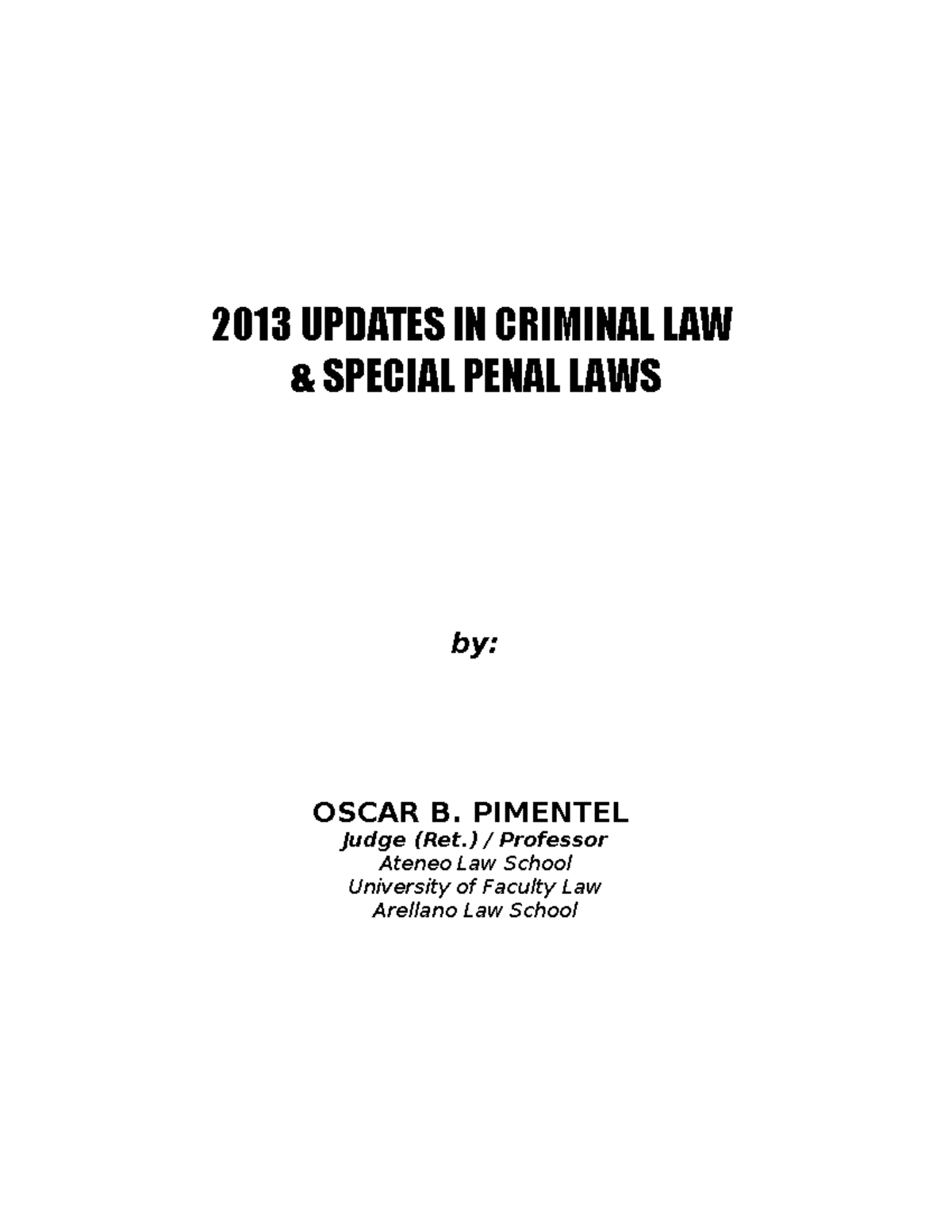 2013-summarryofcases-2-2013-updates-in-criminal-law-special-penal