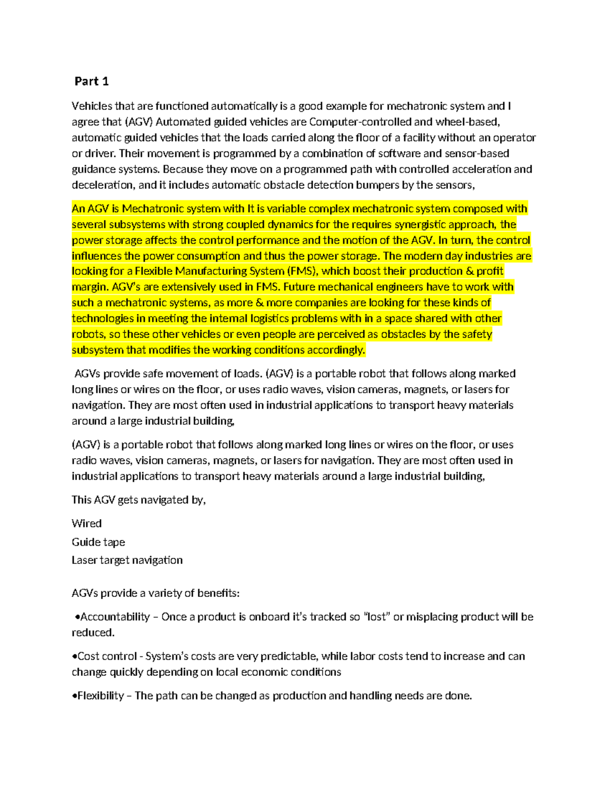 Kritesh MEcha - nbj - Part 1 Vehicles that are functioned automatically ...