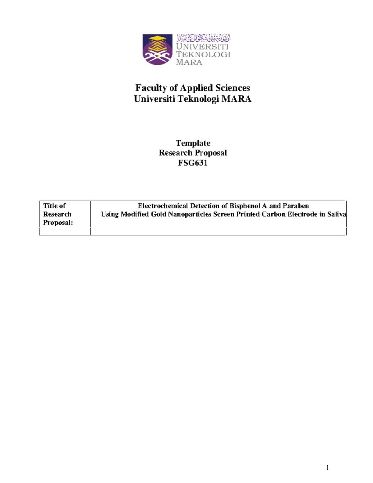 Corrected FSG631 NUR Aliya Binti Ikmal Hisham AS253 - Faculty of ...