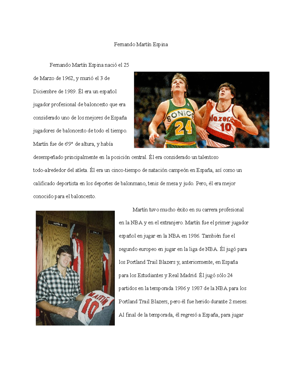 Spanish Culture - Fernando Martín Espina - Fernando Martín Espina ...