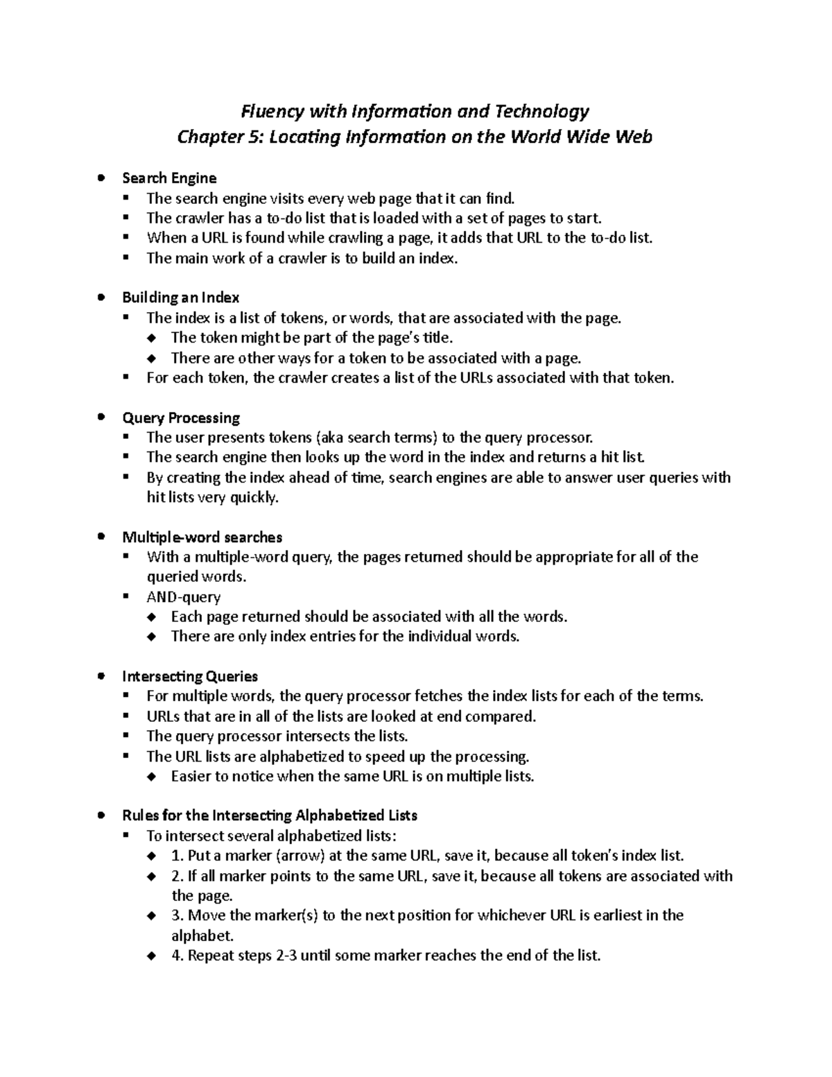 Fluency with Information and Technology 5 - Fluency with Information ...