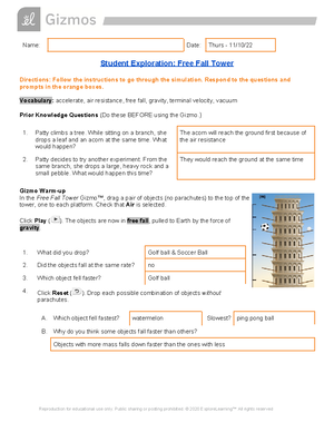 Circuit Builder Gizmo - Yup - Name: Date: Jan. 6, 2023 Student ...