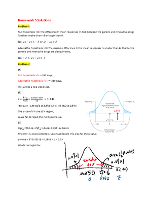 Homework 3 - Solution - Homework # 3 Solutions Problem 1. We assume ...