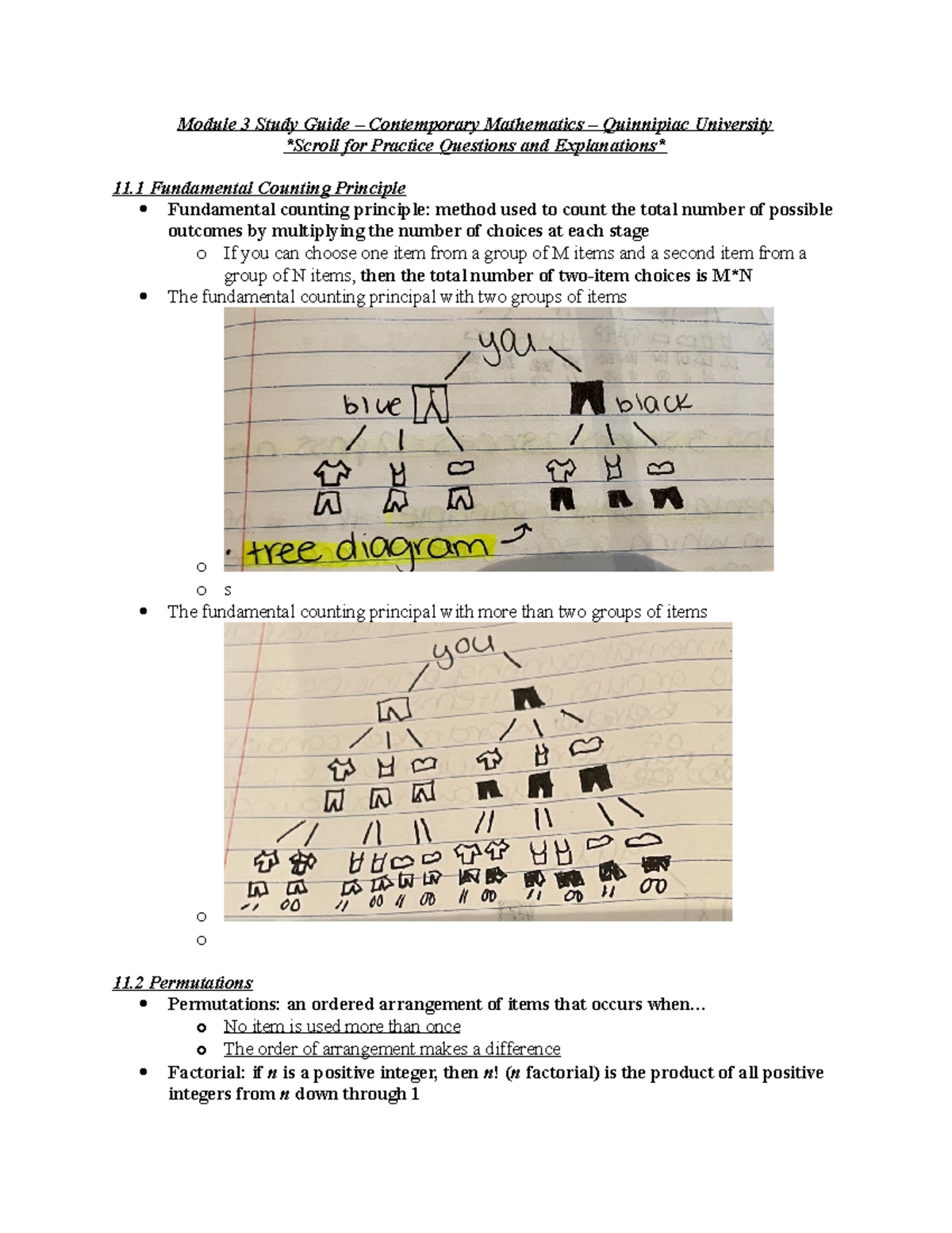 Module 3 - Counting Methods, Probability Theory, and Statistics GUIDE ...