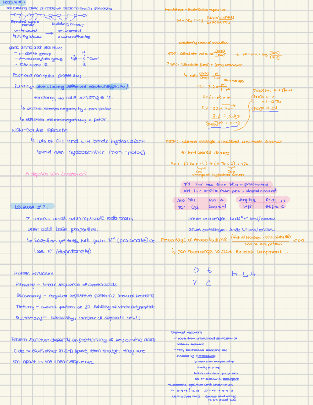 Midterm notes - Lecture #1 : The building block principle of ...