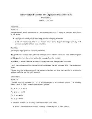 DSA612S Assignment 2 - FACULTY OF COMPUTING AND INFORMATICS DEPARTMENT OF SOFTWARE ENGINEERING ...