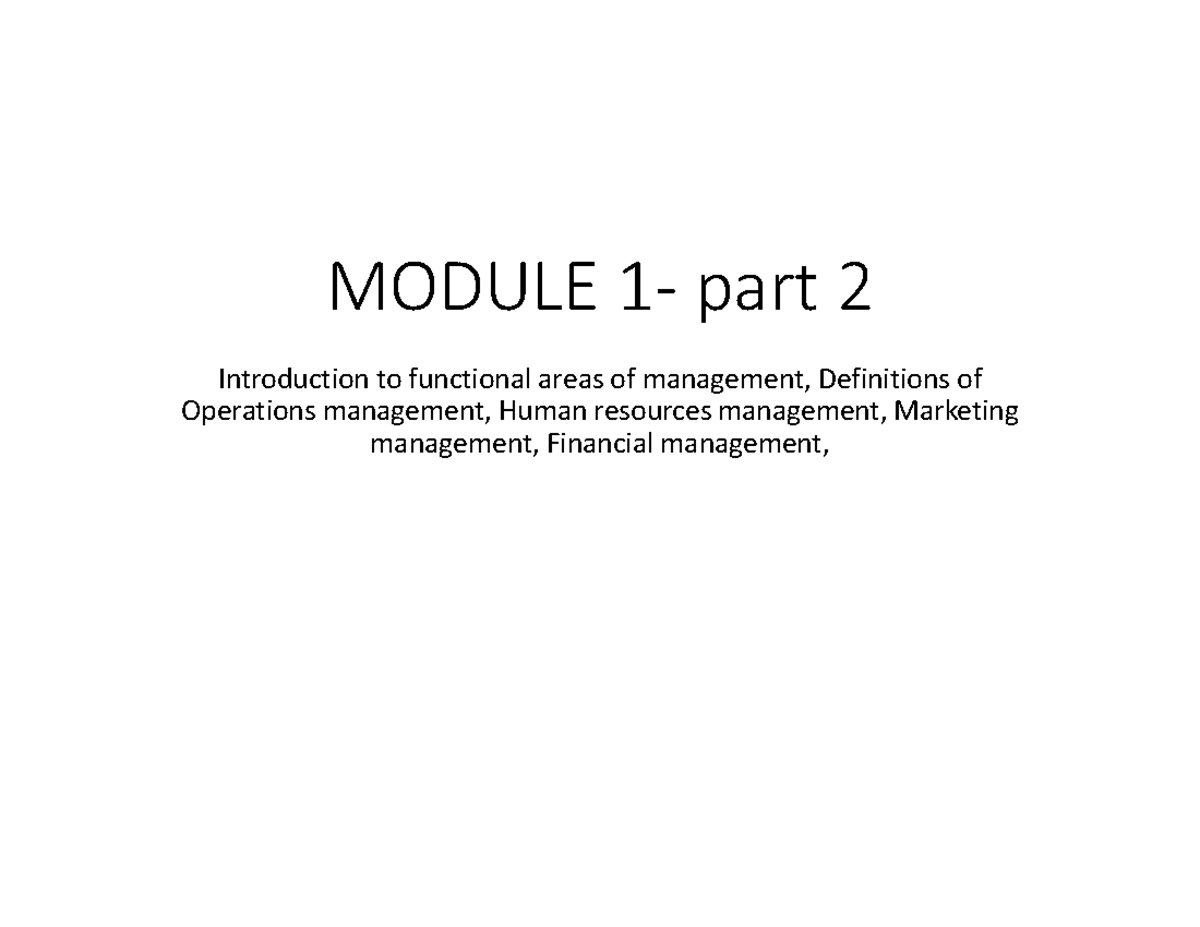 Module 1 part2 notes - m ,,,,,, - MODULE 1- part 2 Introduction to ...