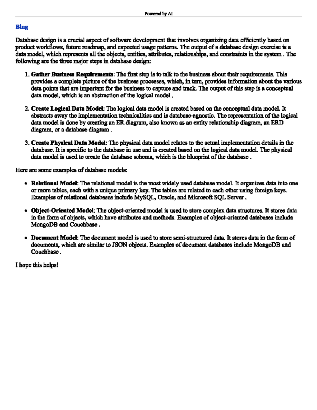 Data models - Computer science - Studocu