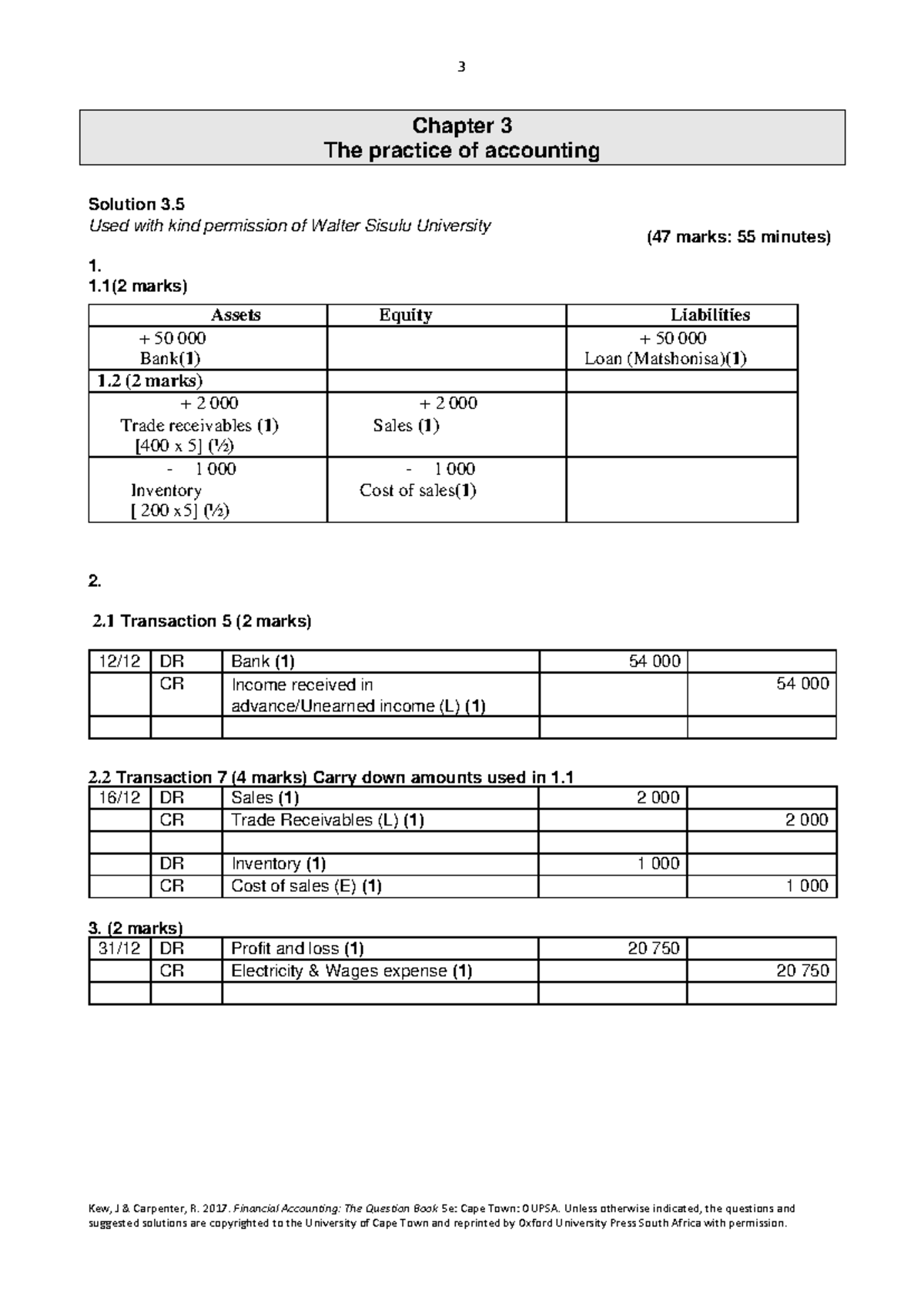 HFAC131-1-Week 3, Solutions to Question Book, Unit 3 (Chapter 3)-1 - 3 ...
