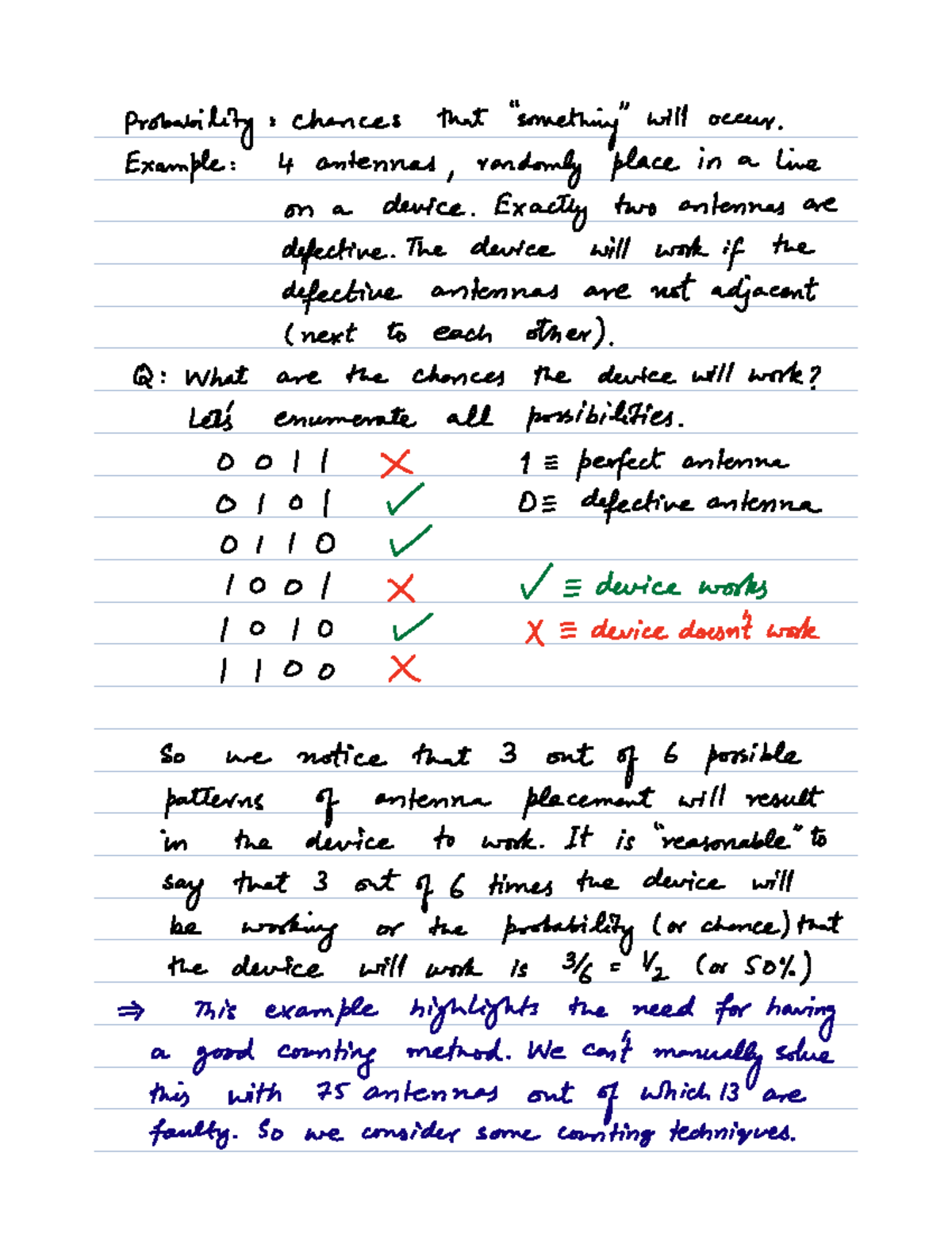 01 Probability 2021 22 - First Lecture for the course - notes used in ...