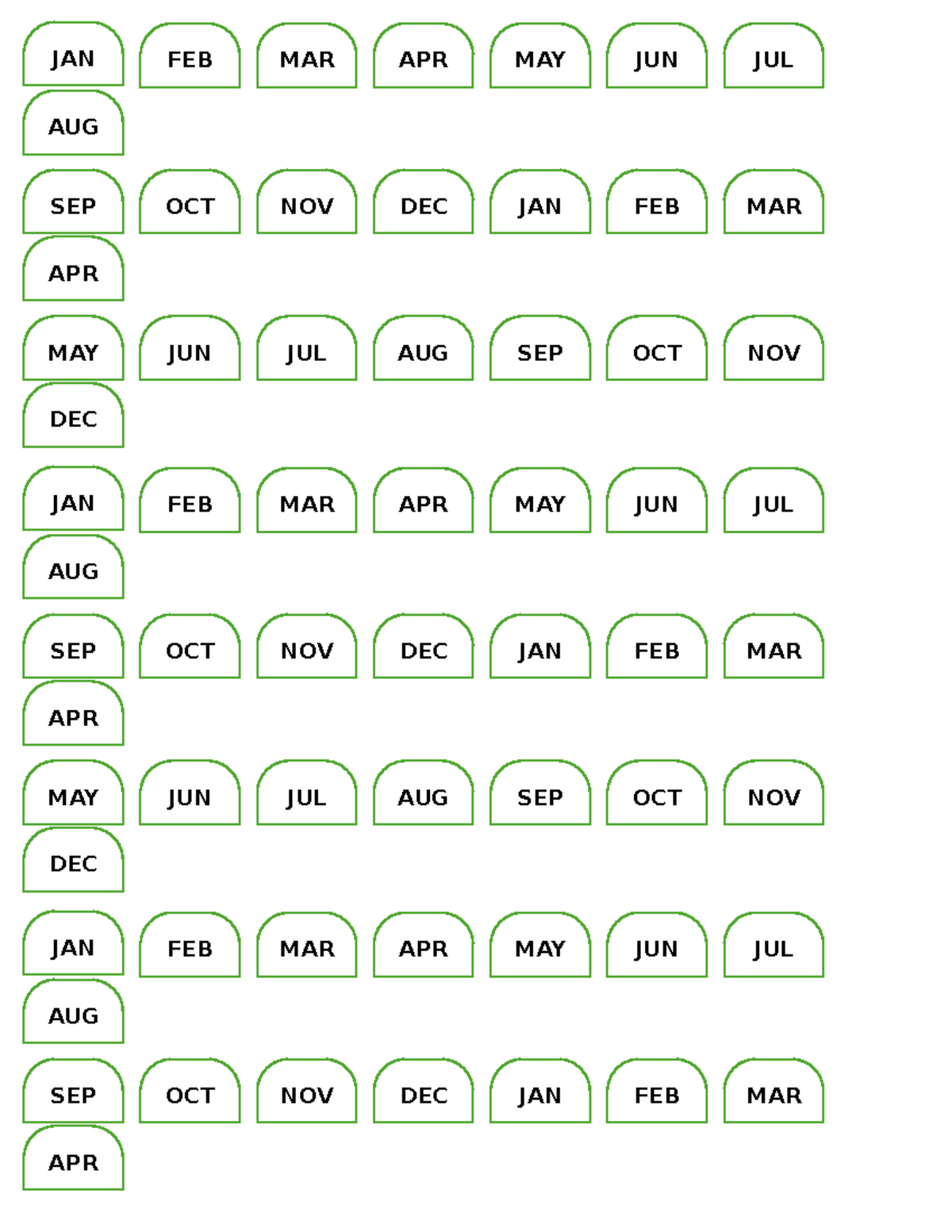Labels - JAN FEB MAR APR MAY JUN JUL AUG SEP OCT NOV DEC JAN FEB MAR ...