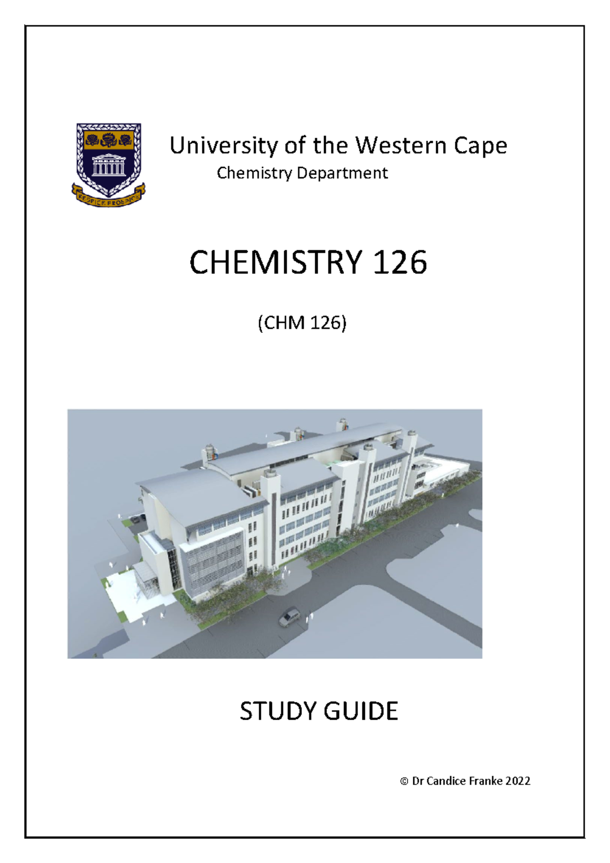 CHM+126+Study+Guide+2022+ Complete - University of the Western Cape ...