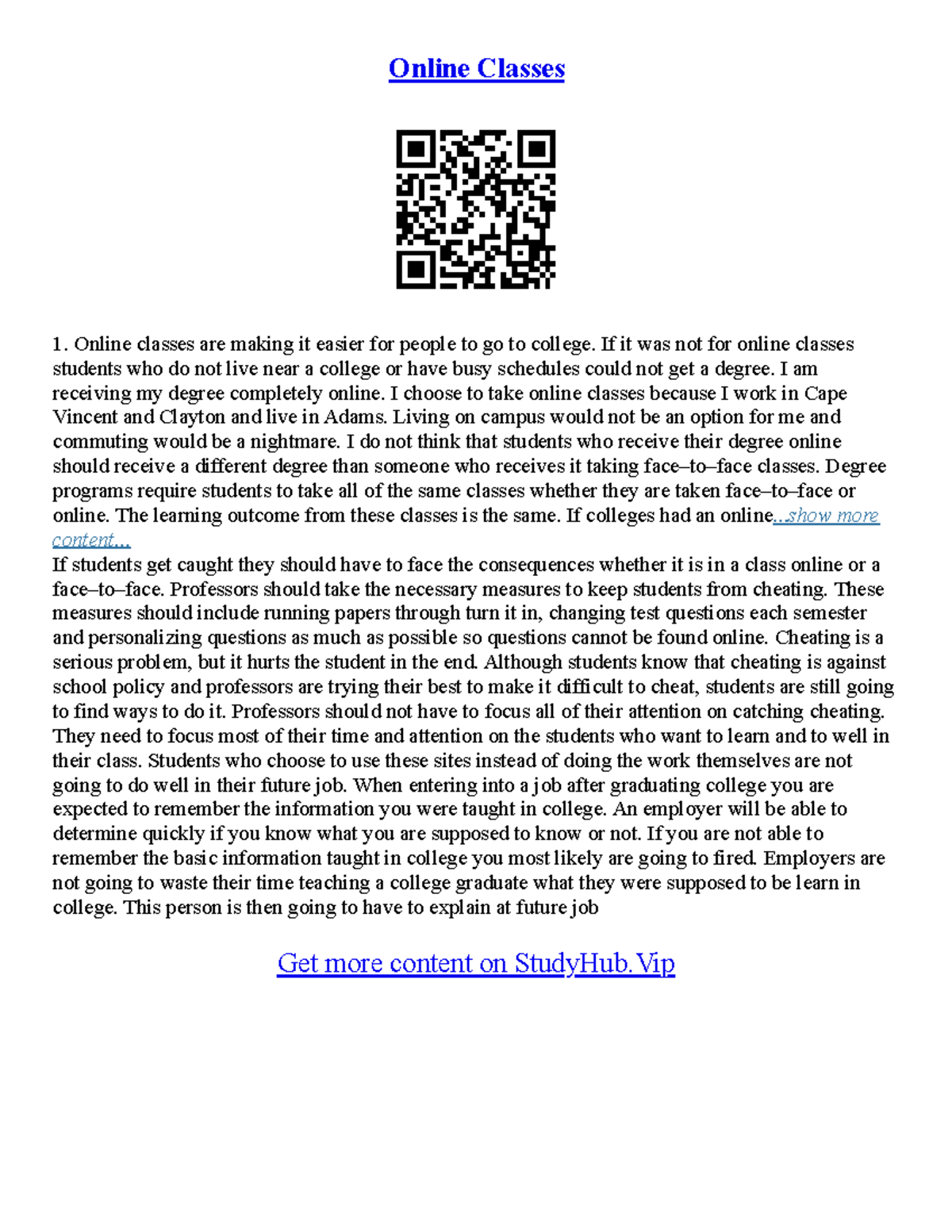 Write My Essay Online - Online Classes 1. Online classes are making it ...