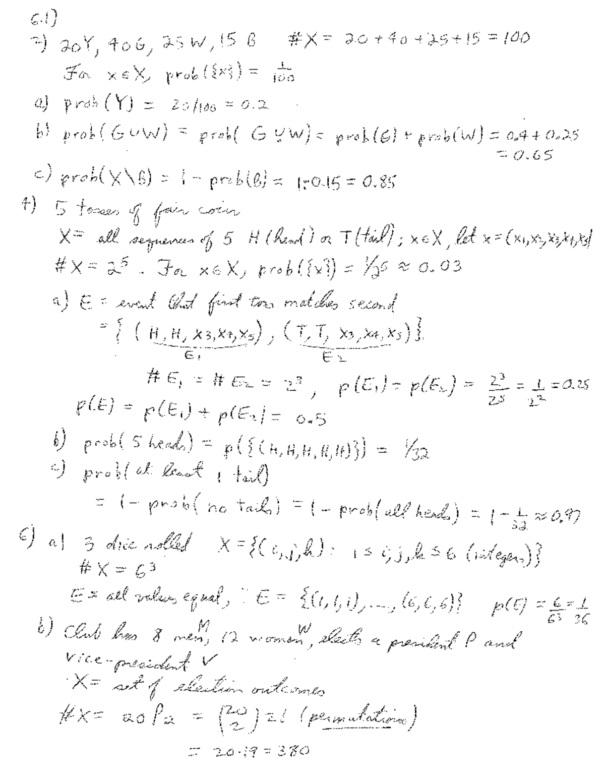 03 other solved problems on probability - MAT320 - Studocu