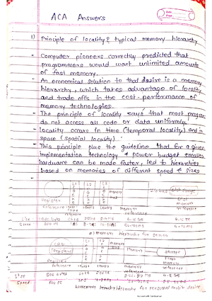 Chapter 3ACA - N/A - ACA QUESTION BANK CHAPTER- 1. What is principle of ...