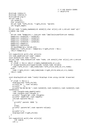 C programming code - // Name: Sai Rakesh Varma Penumetcha,Gnumber: G # ...