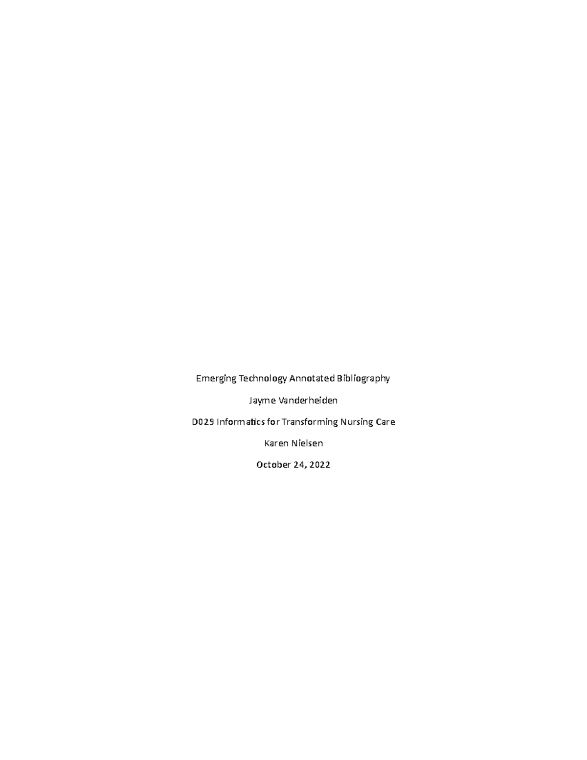 Emerging Technology Annotated Bibliography - , Chen, C. (2017 ...
