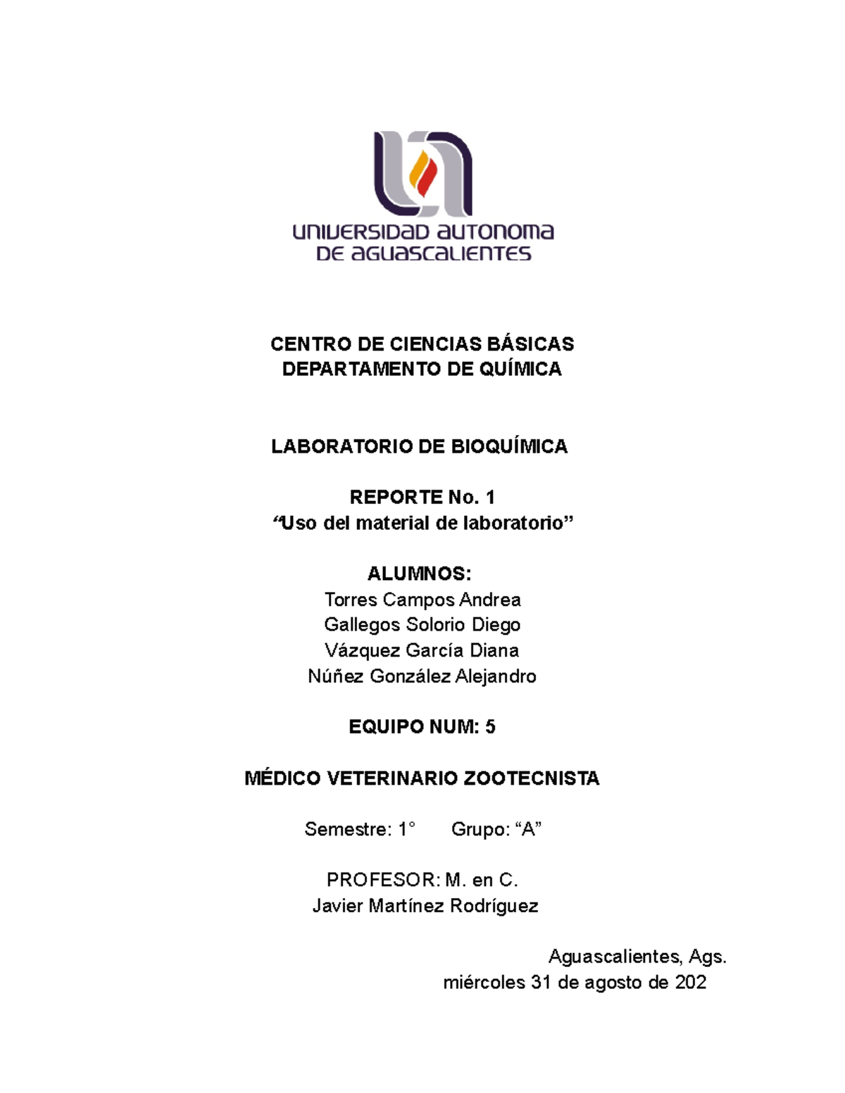 Reporte Practica 1 Práctica De Medición De Ph Centro De Ciencias