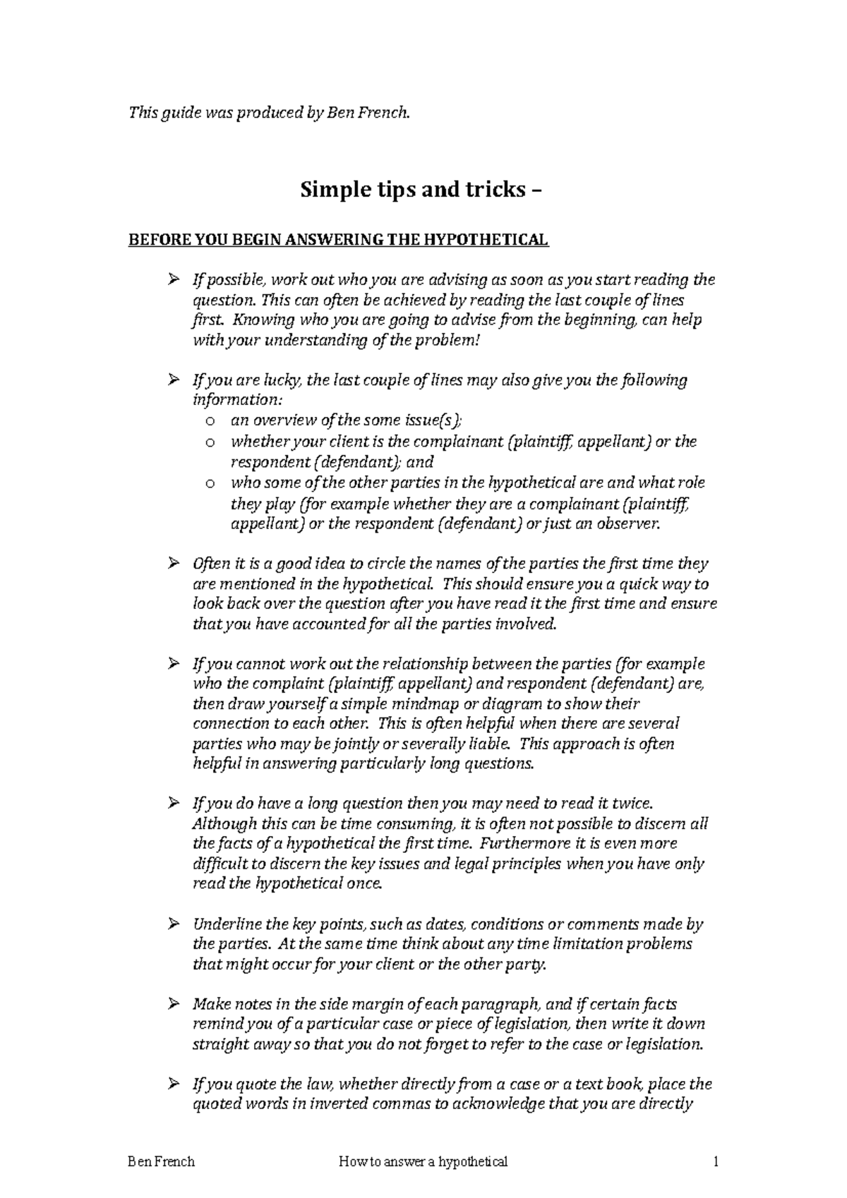 Practical - ILAC Guideline No.2 - Simple tips and tricks - This guide ...