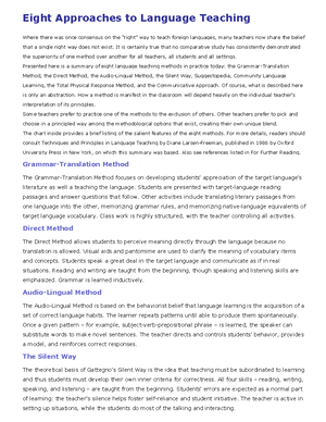 The Innate Theory - The technique of teaching - The Innate Theory ...