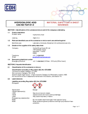 MSDS Hydrogen-Peroxide - according to Regulation (EC) No. 1907/ Revision Date 15.12 Version 16 ...