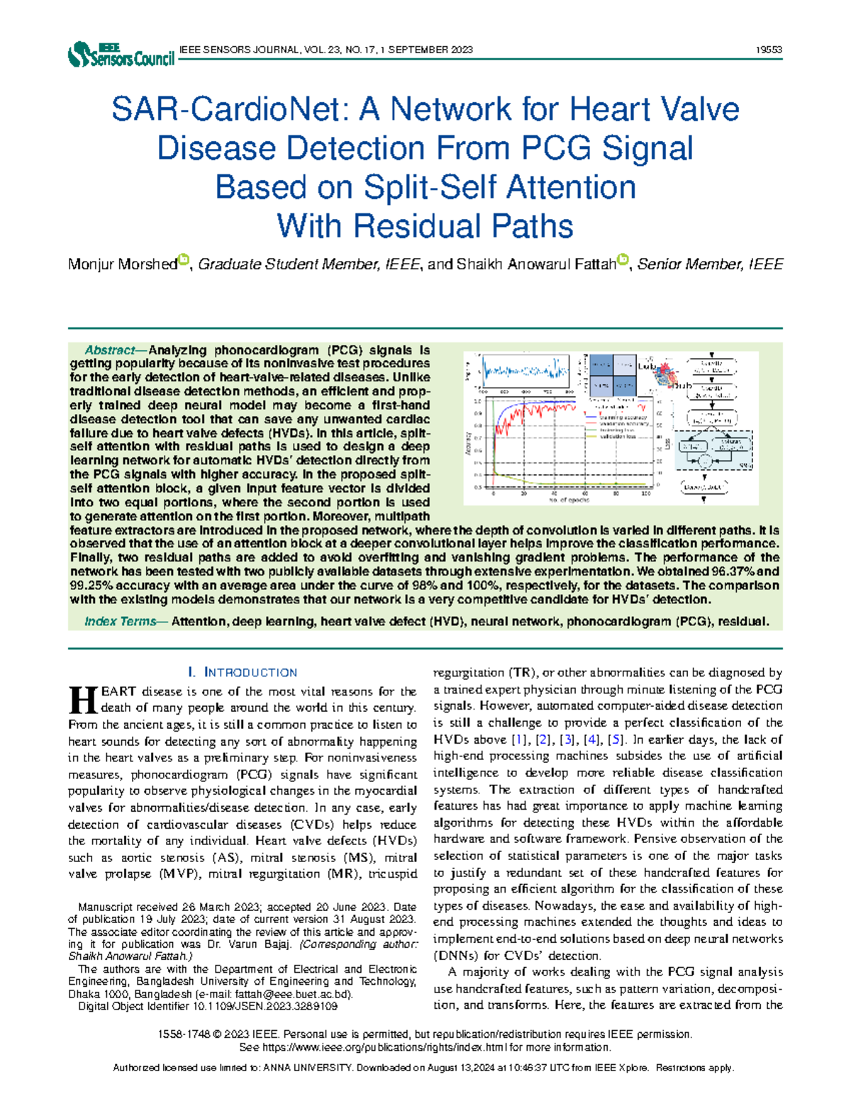 Paper 7 - SAR-CardioNet: A Network for Heart Valve Disease Detection ...