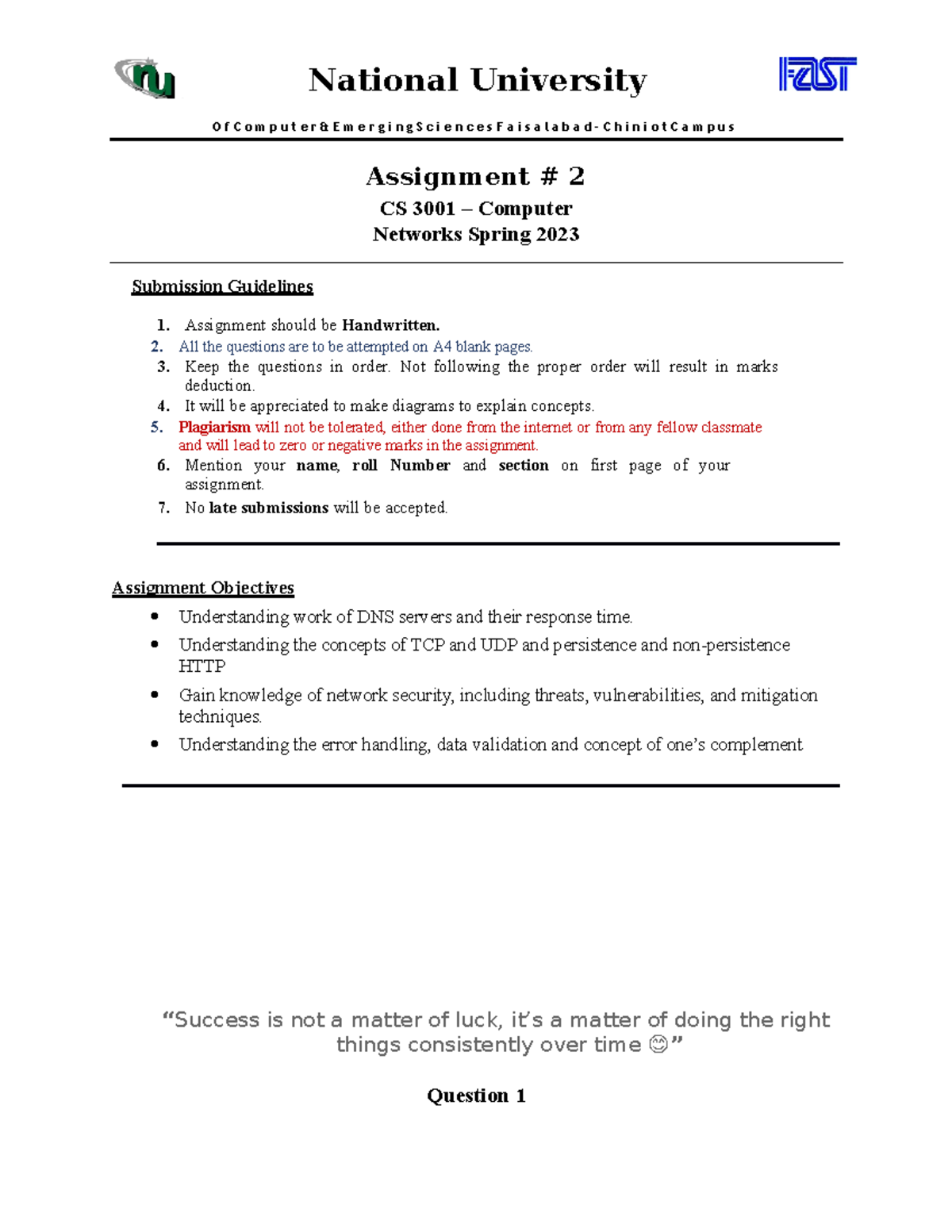 CN A2 - Computer Networks Assighnment solution nad Manual - Assignment ...