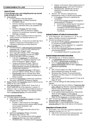 Constitutional Law Exam Q and A - LAW314 - MQ - Studocu