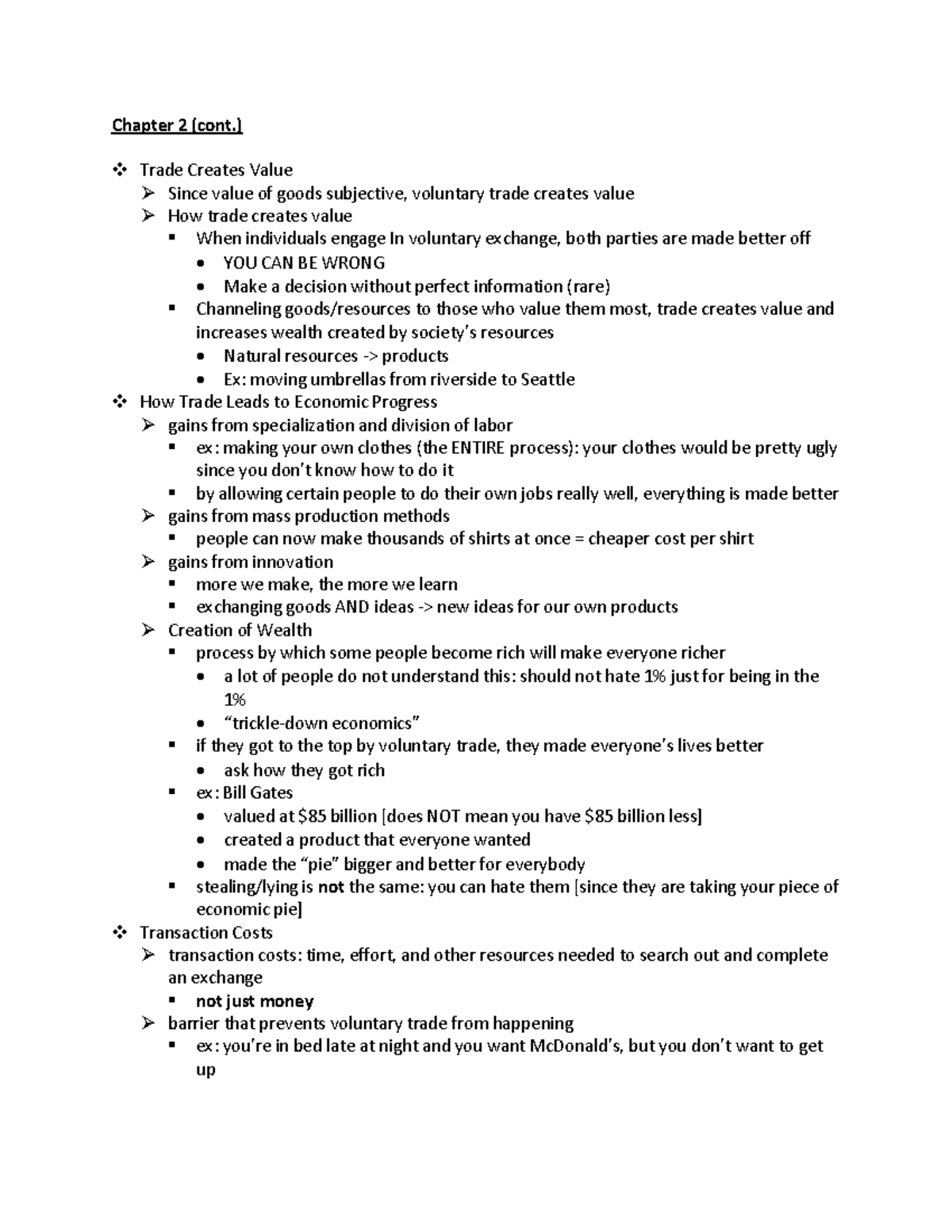 Econ 003 lecture 4 - Professor: Joab Corey - Chapter 2 (cont.) v Trade ...