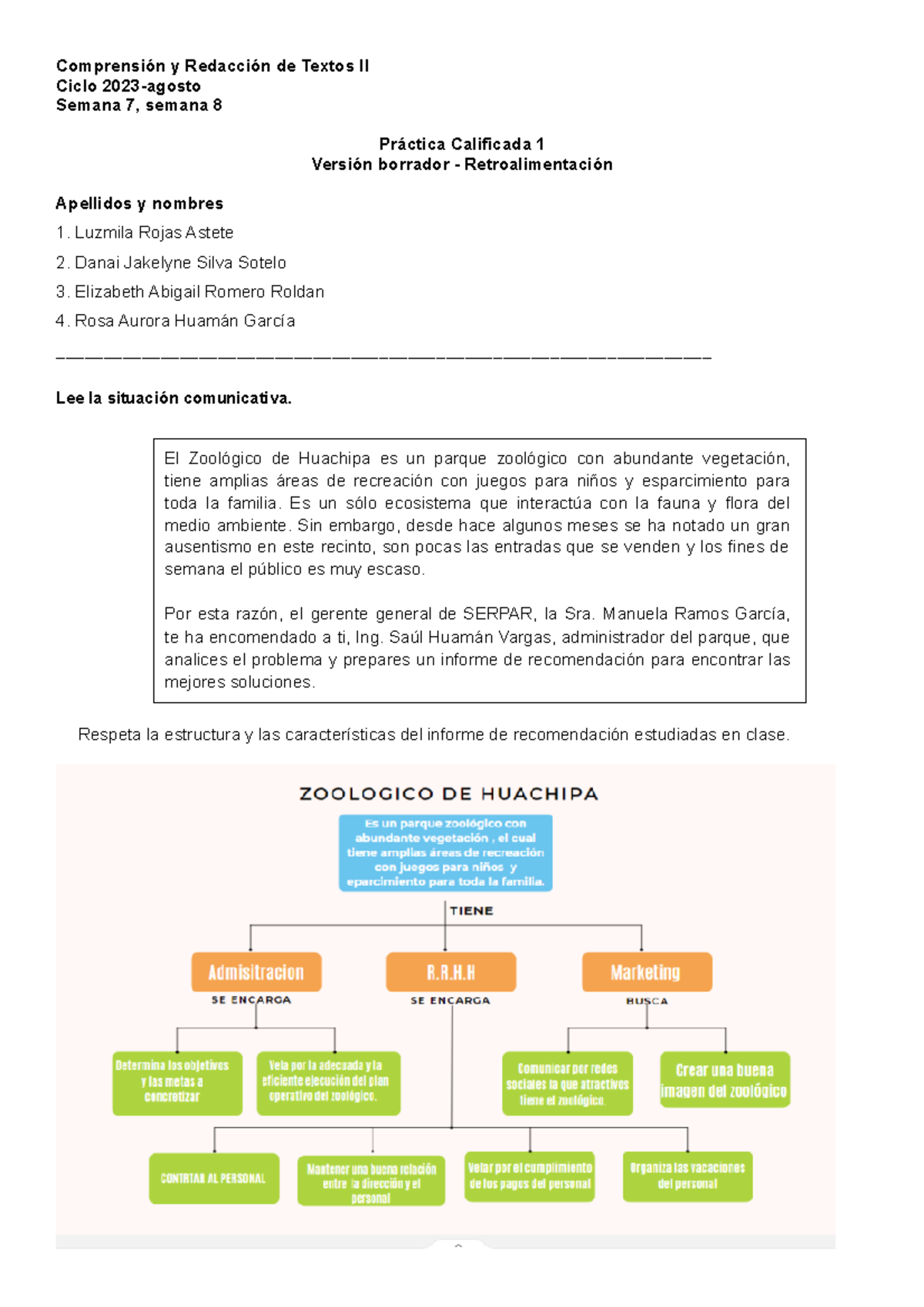S07 y S08 - Formato PC1 versión borrador retro - Comprensión y Redacción de Textos II Ciclo ...