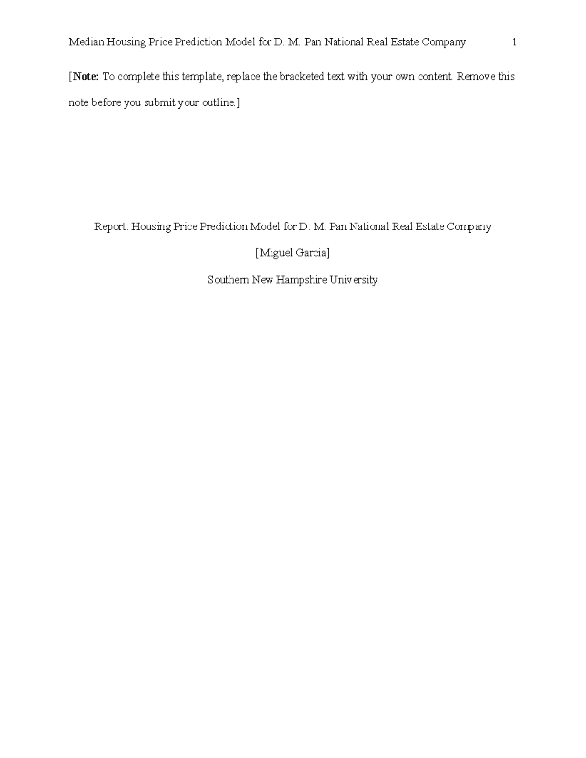 MAT 240 Project One Template Modules 4 - math240 - SNHU - Studocu