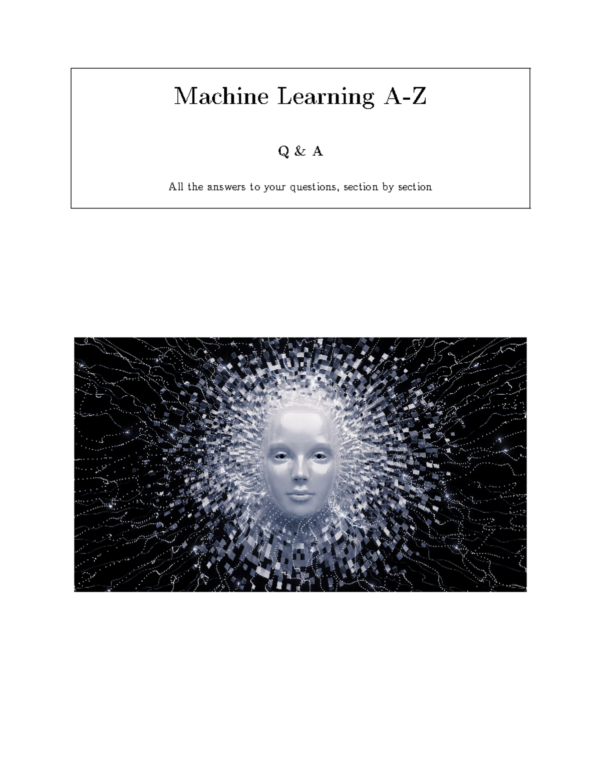 Machine Learning A Z Q A - Machine Learning A-Z Q & A All the answers ...