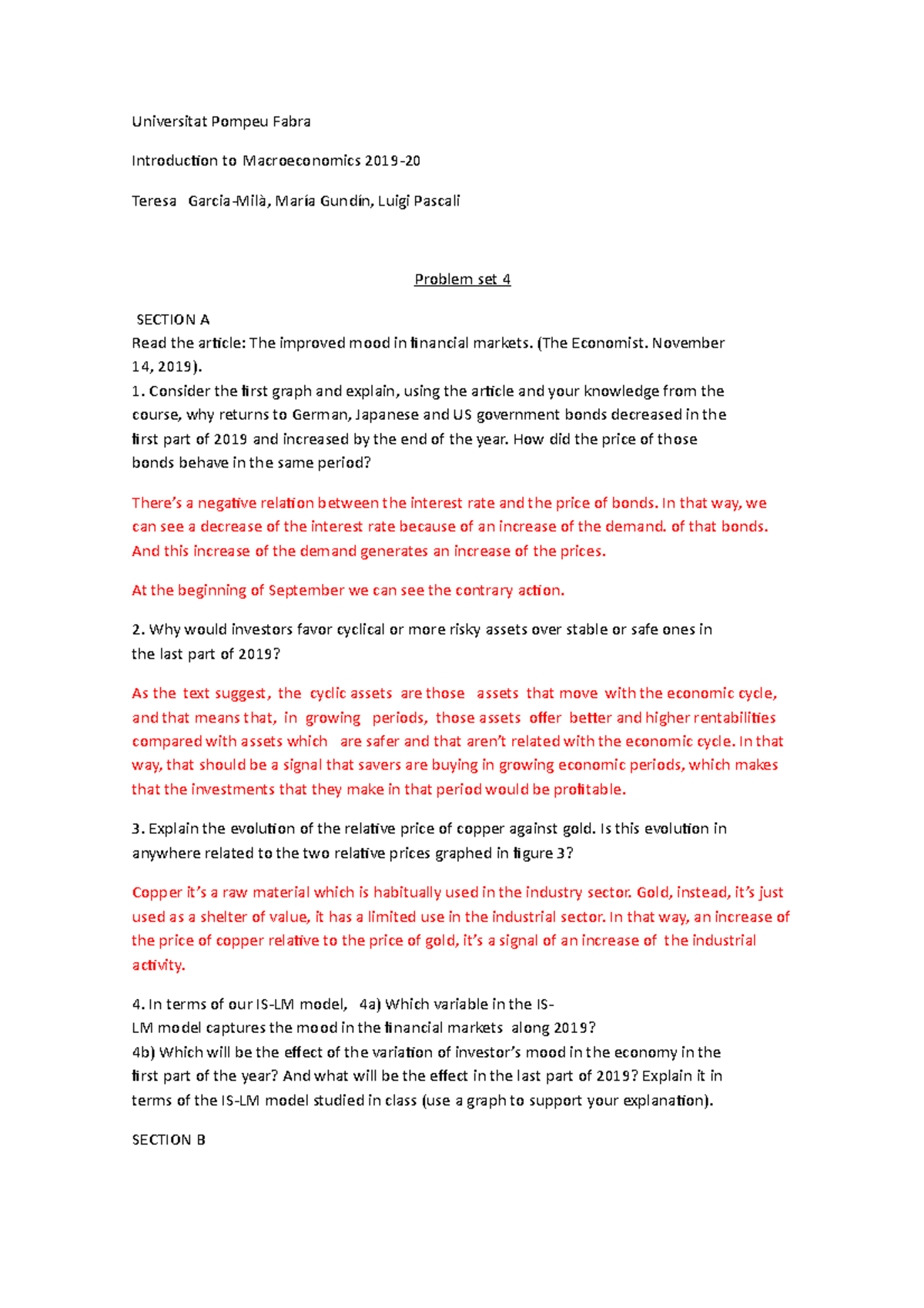 Problem set 4 Intro a la Macroeconomia - Universitat Pompeu Fabra Introduction to Macroeconomics ...