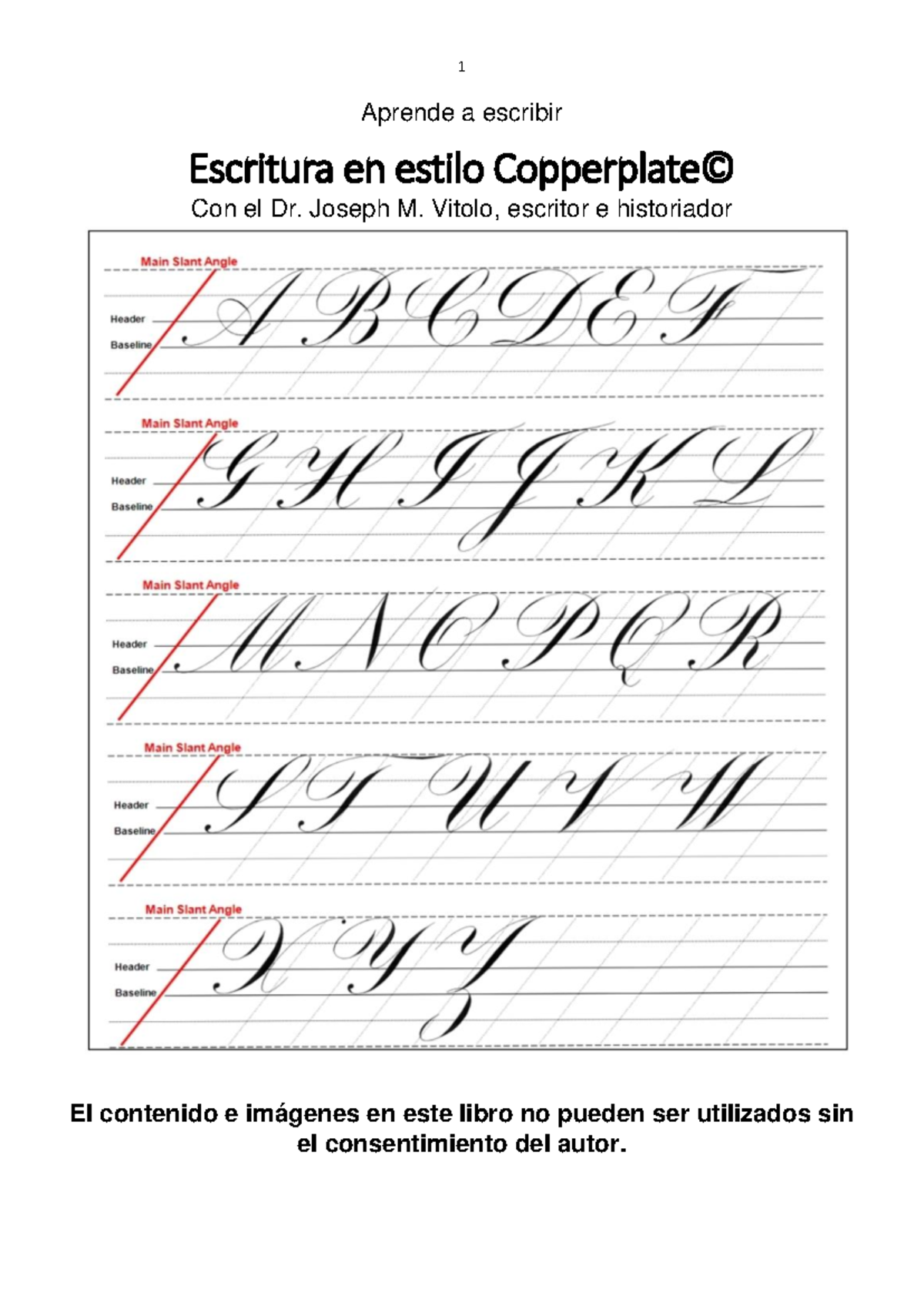 Librode Caligrafia Dr Vitolo - Aprende a escribir Escritura en estilo ...