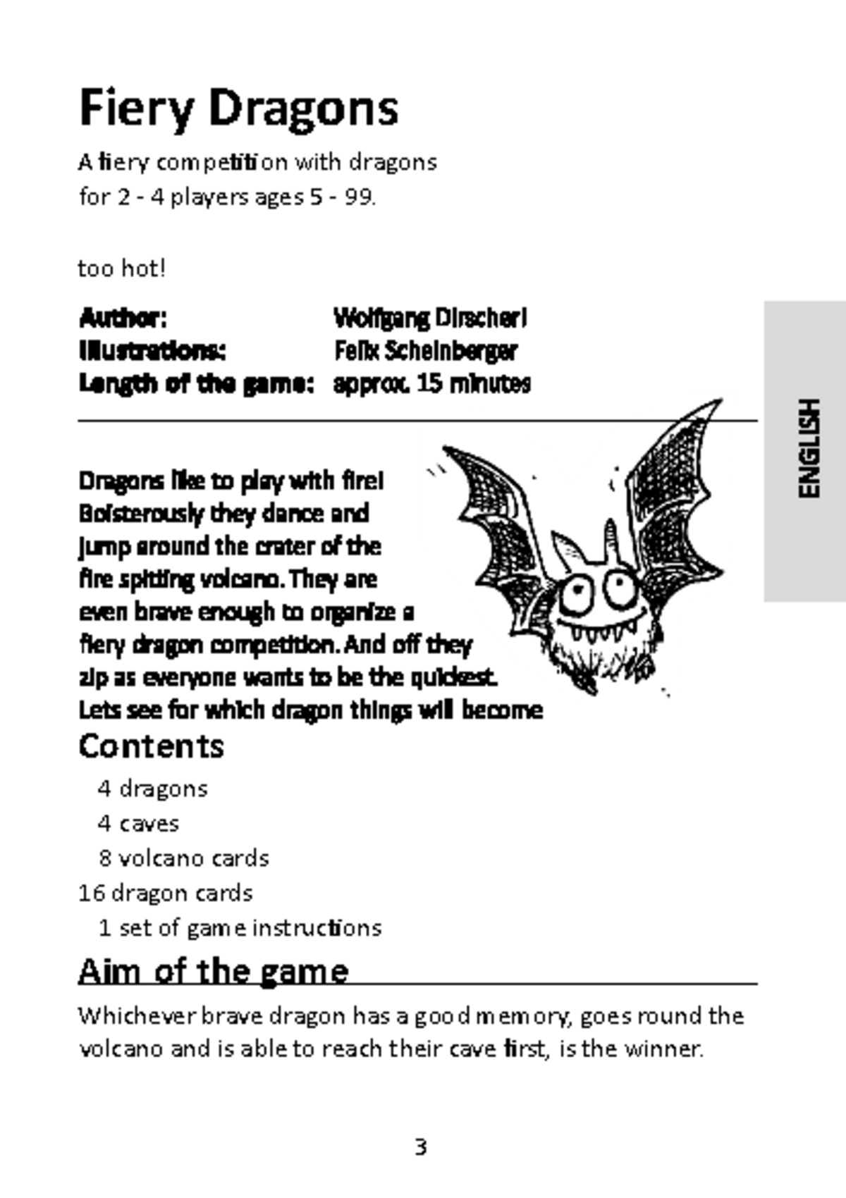 Game Rules eng - Fiery Dragons A fiery competition with dragons for 2 ...