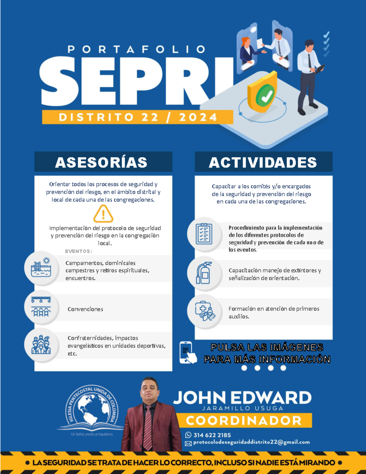 Sepri 2024 - gbfdjgf - ASESORÍAS ACTIVIDADES Orientar todos los procesos de seguridad y ...