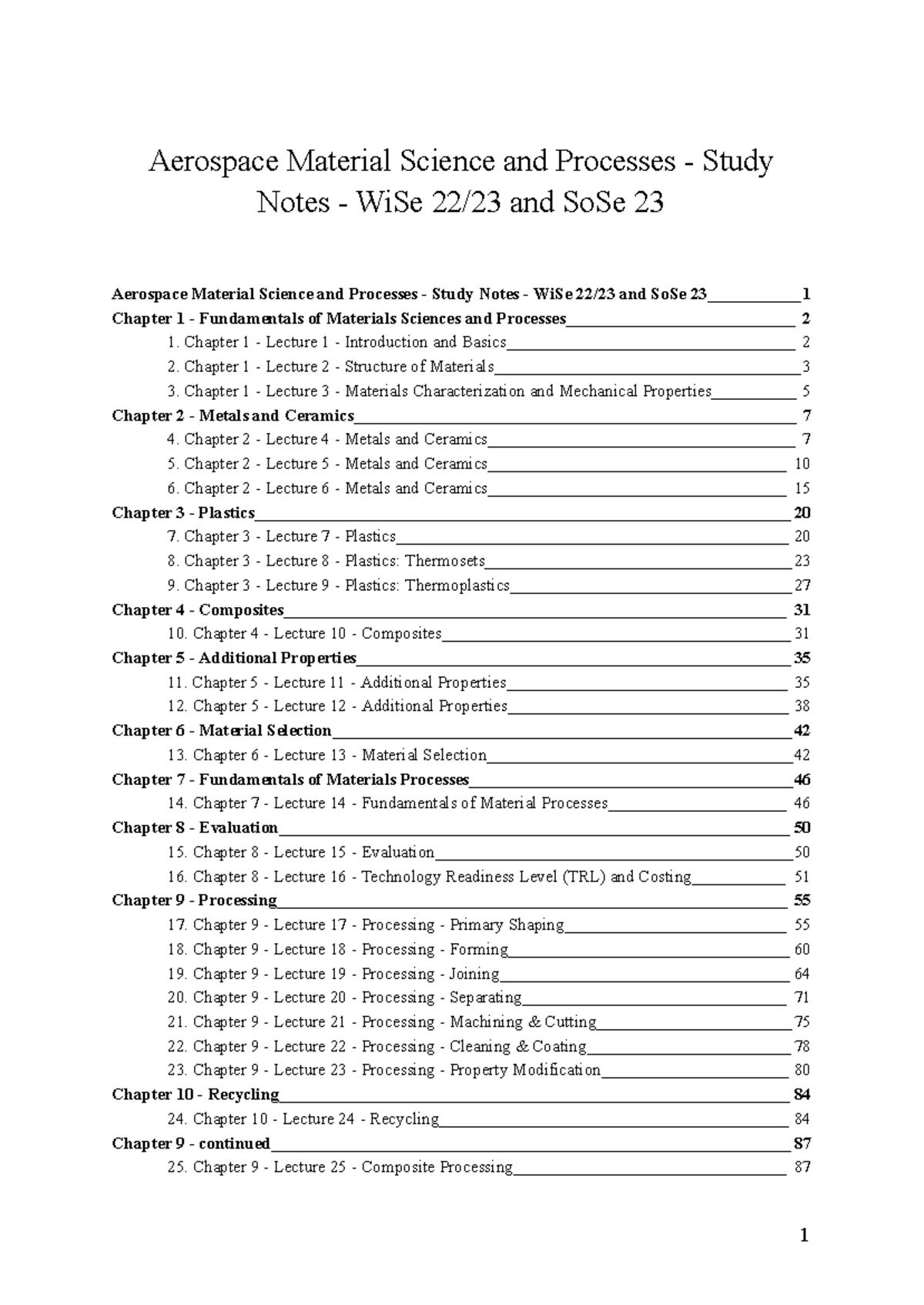 AMSP Study Notes - AMSP Compilation of Lecture Exam Questions ...
