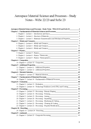 AMSP notes & cheat sheet - Basics Definition material solid substance ...