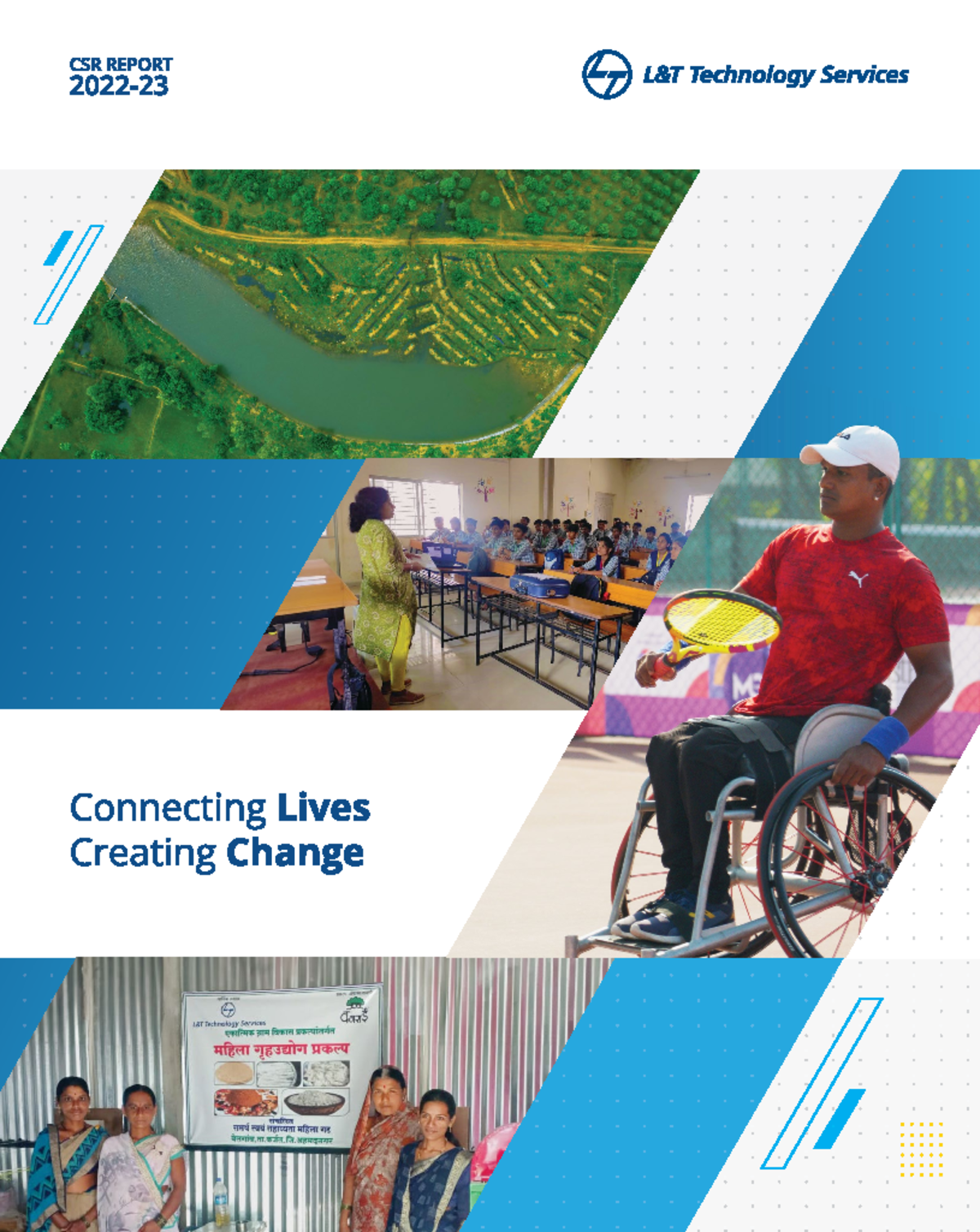 LTTS CSR Report 2022 23 - Contents About LTTS pg 04 Connecting lives ...