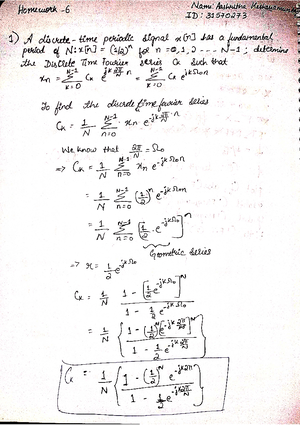 HW4 Solution - hw4 - ECE 601 - Studocu