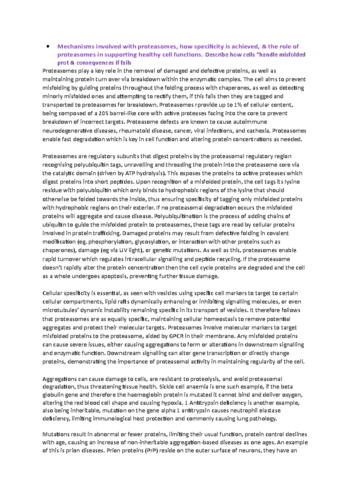 Answers part two - Partial past exam questions fully written out ...