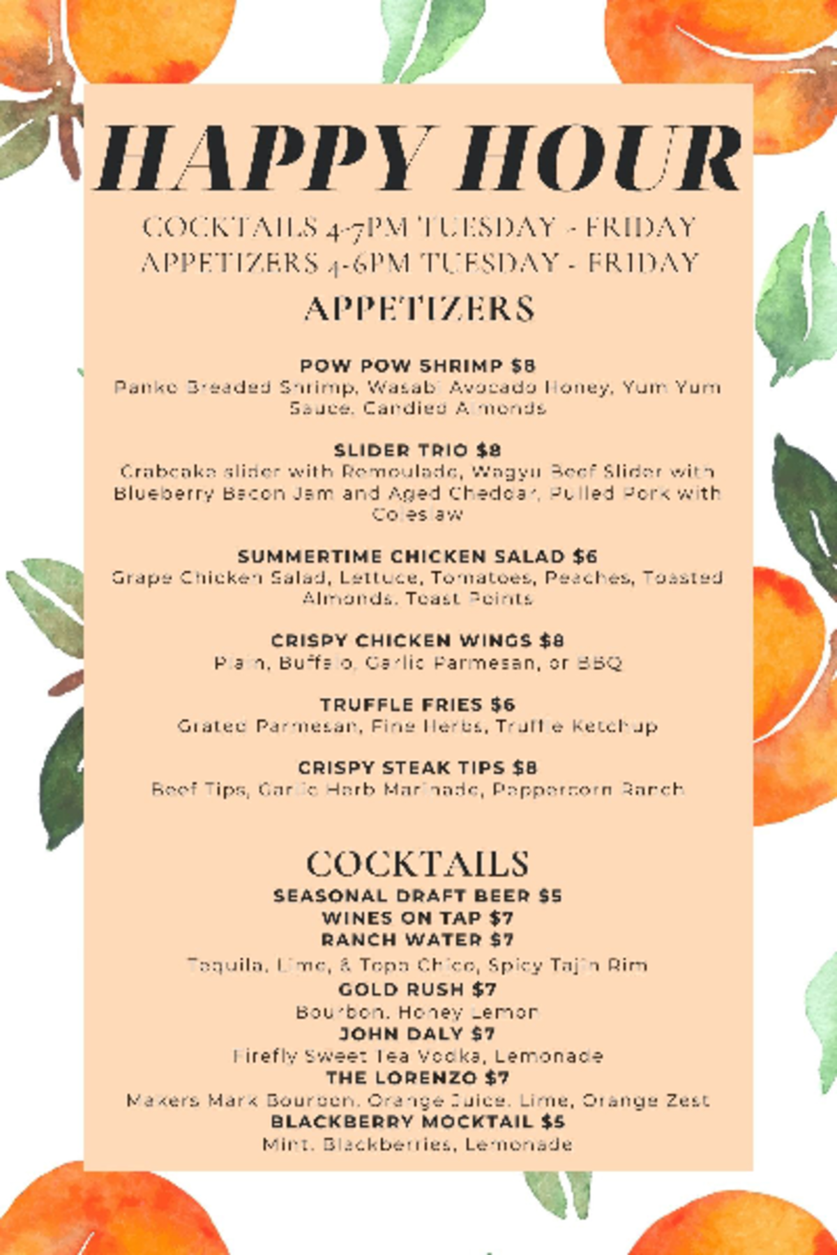 Happy-hour-menu - none - Studocu