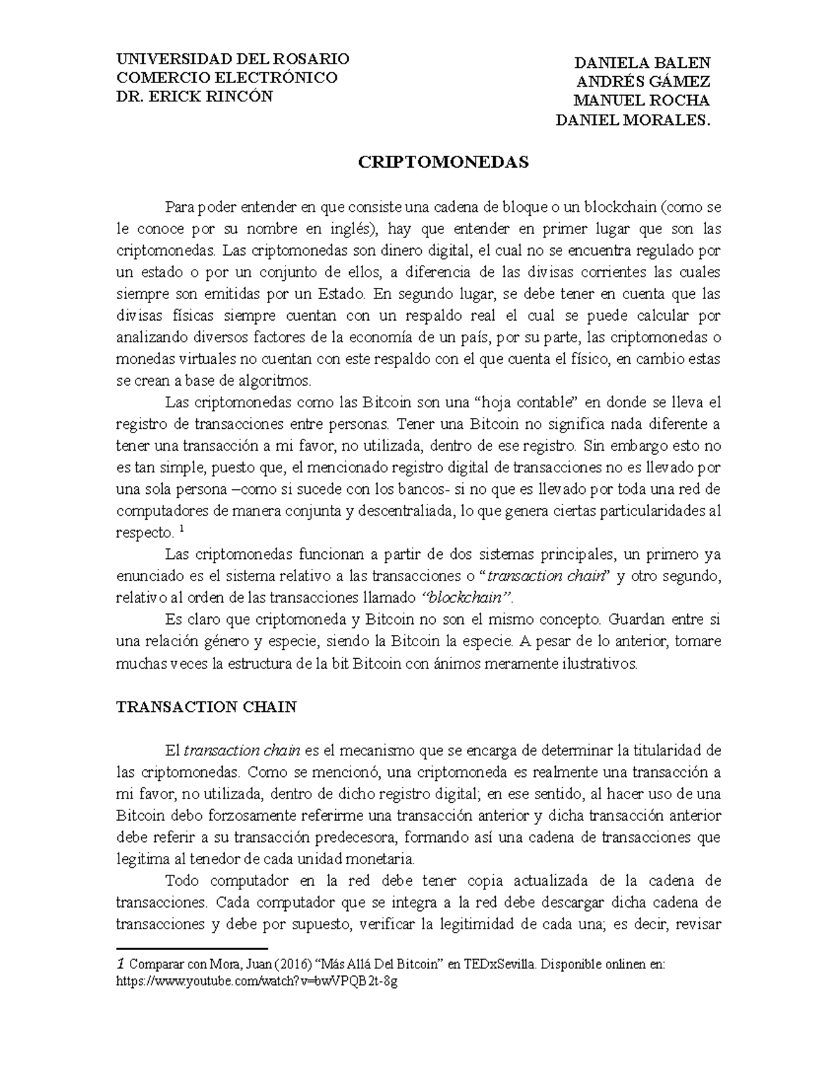 Bitcoin comercio electronico - UNIVERSIDAD DEL ROSARIO COMERCIO DR ...