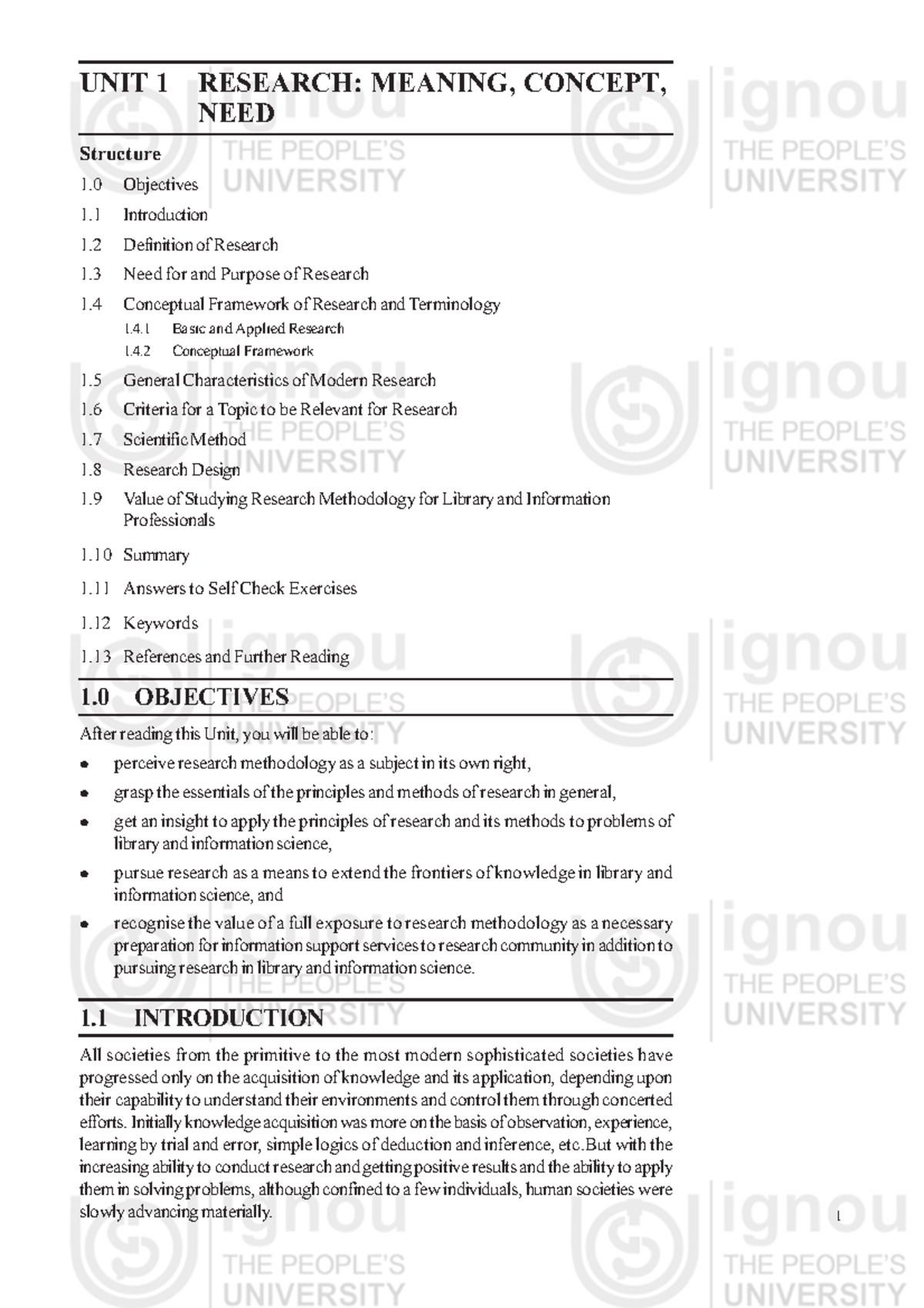 Unit-1 - political science - UNIT 1 RESEARCH: MEANING, CONCEPT, NEED ...