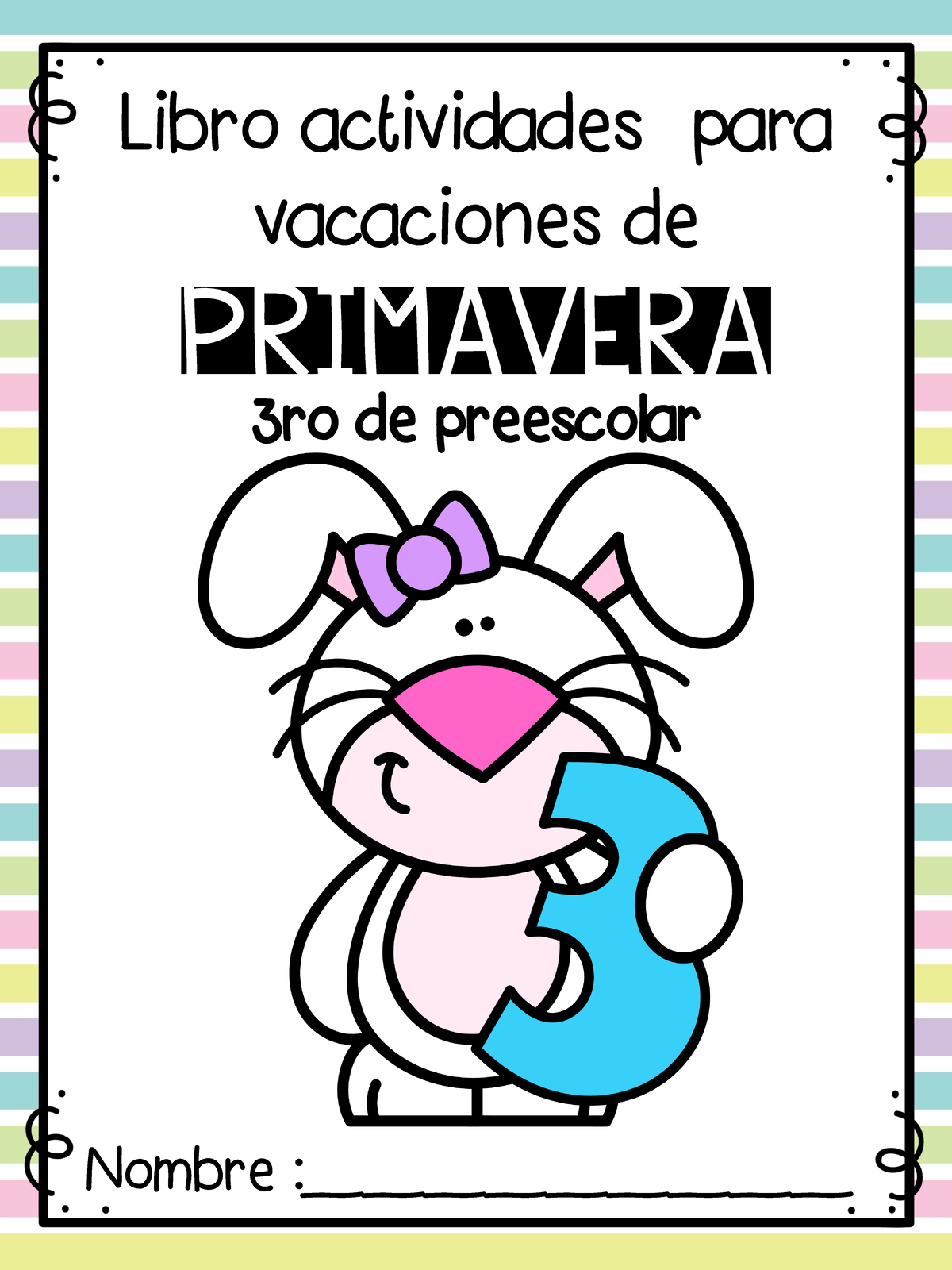 3° Cuadernillo. Vacacione. Primavera - Libro actividades para ...