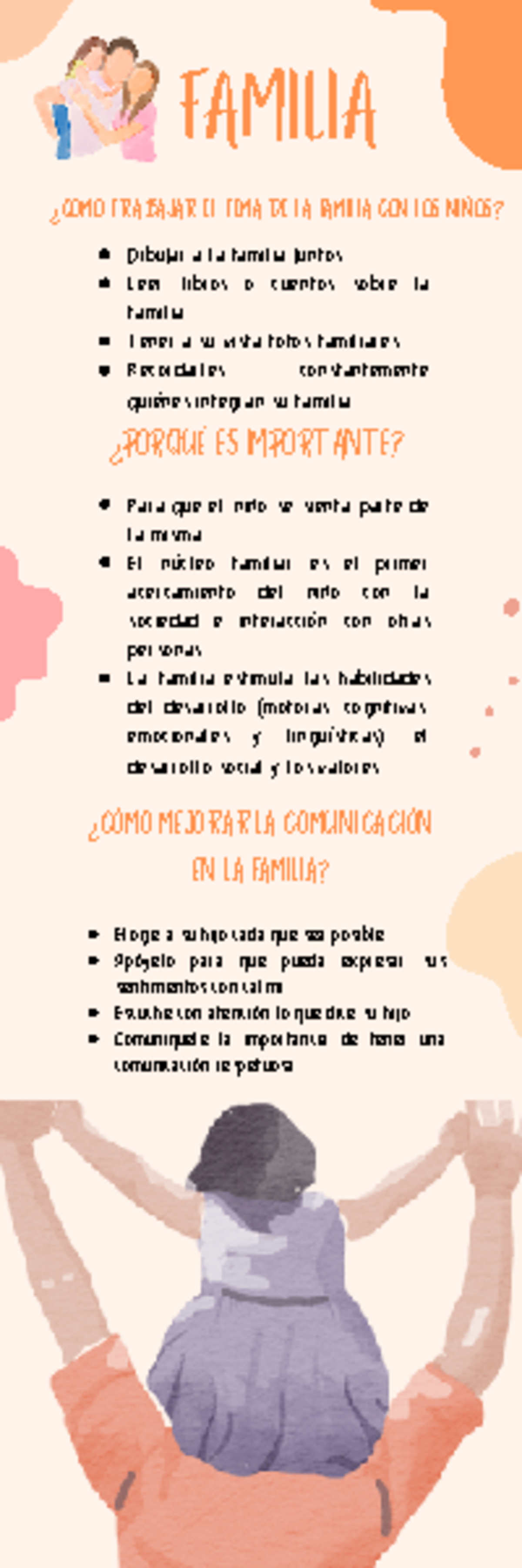 Material informativo sesión 5 Cacdi - Para que el niño se sienta parte ...