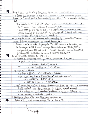 Biochem Problem Set 4 - CHM 370 - Studocu