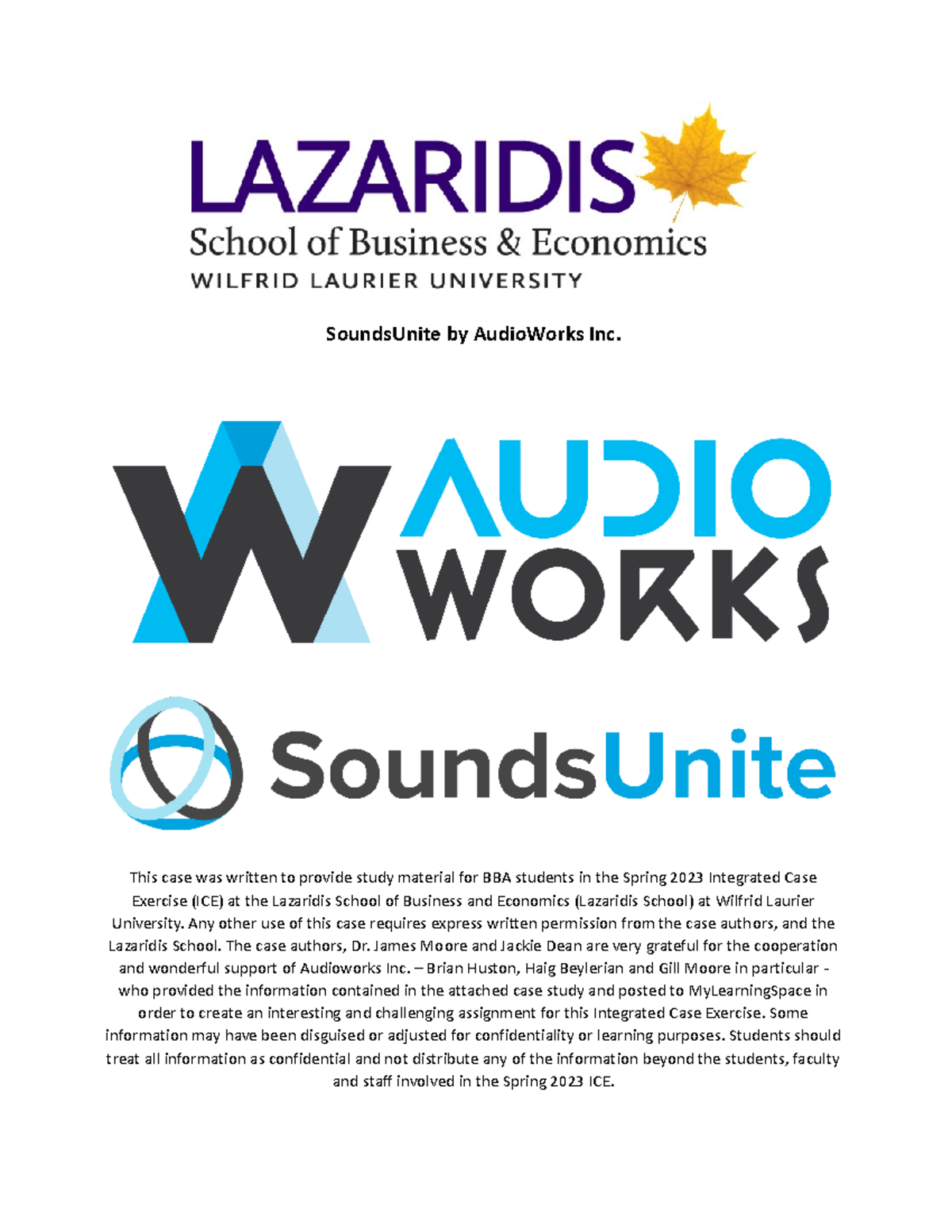 ICE Case Spring 2023 Author James Moore and Jackie Dean Final Version ...